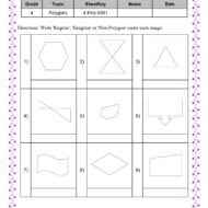 Geometry Worksheets For Grade 4 - https://eLearning24x7.com