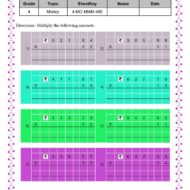Money Worsheets For Grade 4 - https://eLearning24x7.com