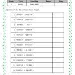 Mixed Sums Worsheets For Grade 5 - https://eLearning24x7.com
