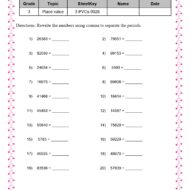 Number System Worksheets For Grade 3 - https://eLearning24x7.com