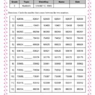 Number System Worksheets For Grade 3 - www.eLearning24x7.com