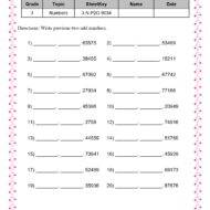 Number System Worksheets For Grade 3 - www.eLearning24x7.com