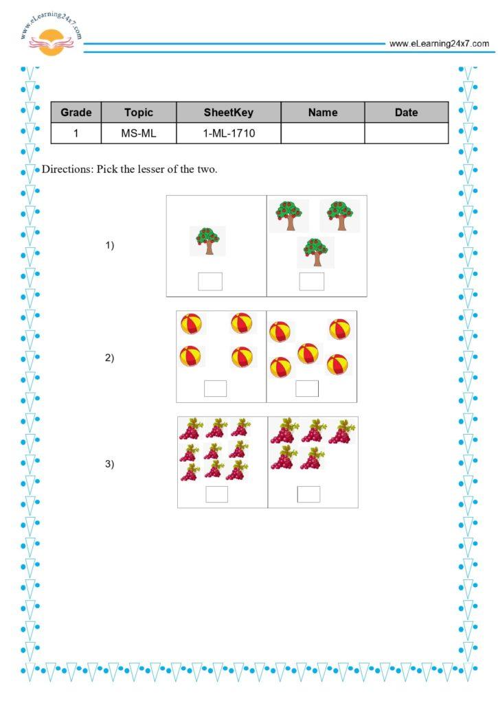 Identify Lesser Objects - https://eLearning24x7.com