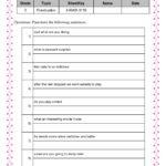 Punctuation Worksheets For Grade 3 - www.eLearning24x7.com
