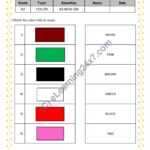 Colors Worksheets For Kindergarten - https://eLearning24x7.com