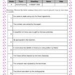 Active Passive Worksheets For Grade 4 - www.eLearning24x7.com